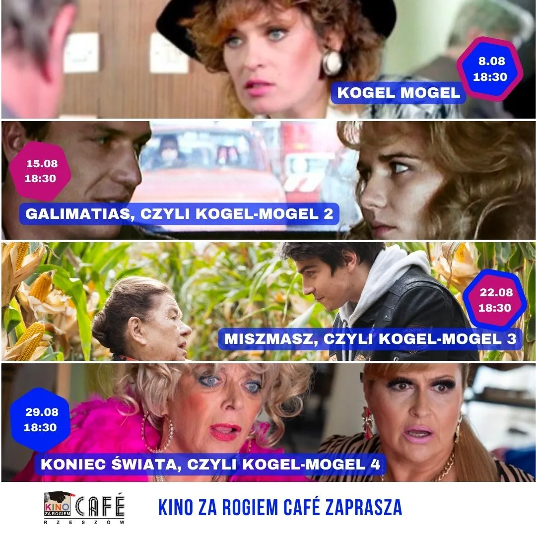 4 części kultowej polskiej komedii "Kogel-mogel" na ekranie Kina za ...