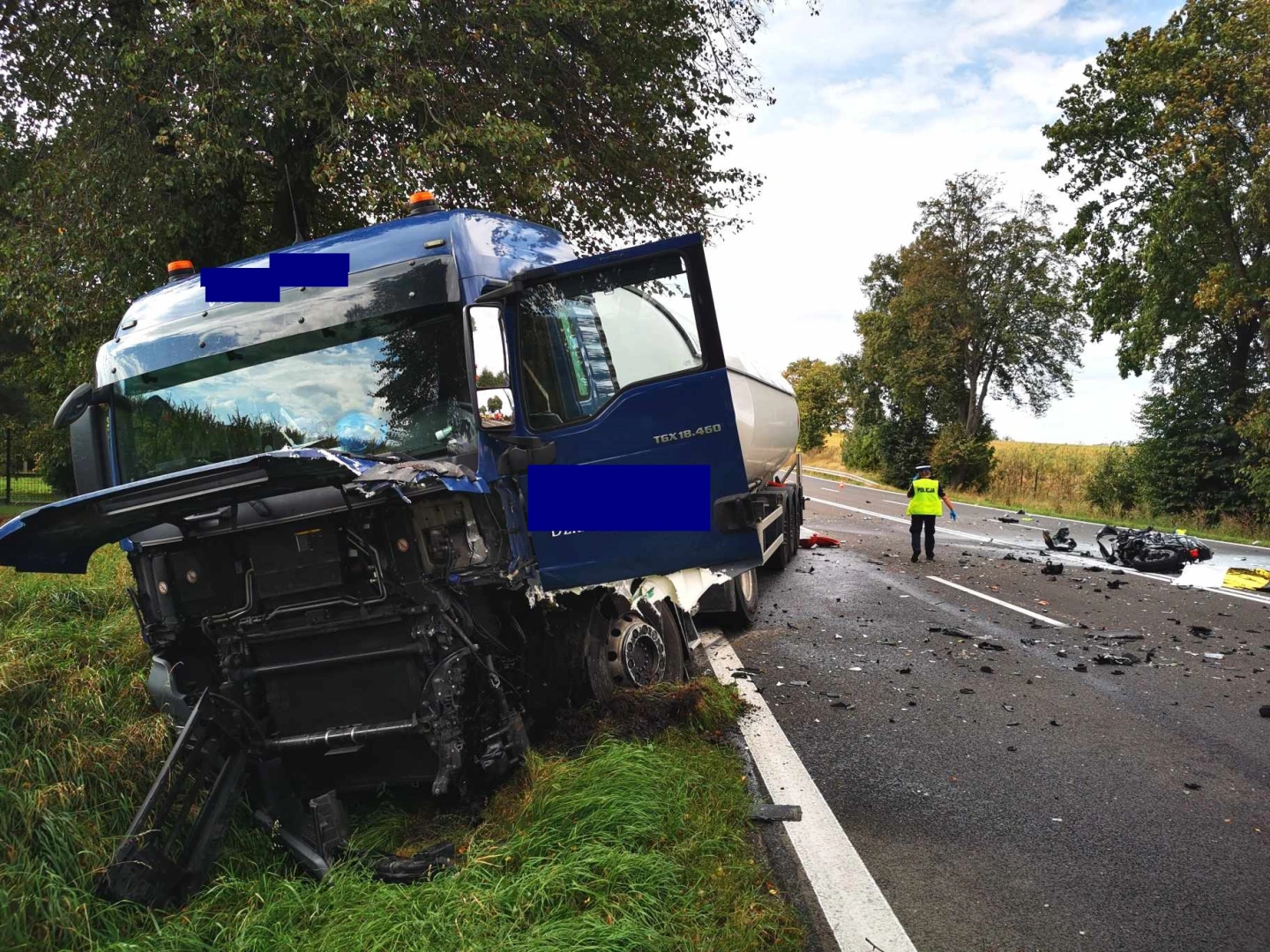 Śmiertelny wypadek pod Przeworskiem. Nie żyje motocyklista ... Śmiertelny wypadek pod Przeworskiem. Nie żyje motocyklista ...